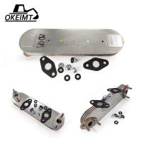 China Engine Parts S4K-N-4P Oil Cooler Core Aluminum Die Casting for sale