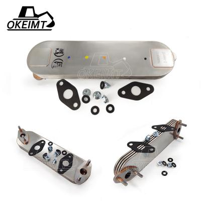 China Engine Parts S4K-N-4P Oil Cooler Core Aluminum Die Casting for sale