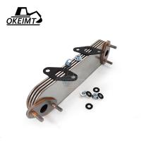 China Engine Parts S4K-N-4P Oil Cooler Core Aluminum Die Casting for sale