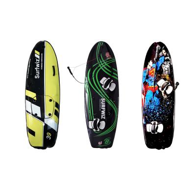 China Black Electric Hydrofoil Power Surfboard BluePenguin EFI Surfboard with Big Fuel Tank for sale