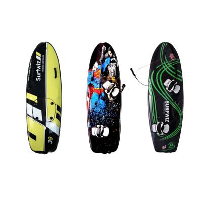China OEM Customized BluePenguin Full Carbon Fiber Power Surfboard with Repair Accessories for sale
