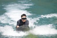 China 110cc Motorized Jet Surfboard with Gas Powered Engine Black/Red/Green/OEM 1800*600*150 mm for sale
