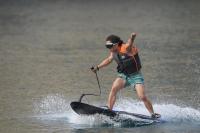 China Electric Hydrofoil Jet Board High Speed Surfboard with Power Fins and Customized Logo for sale
