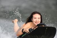 China Unisex Carbon Fiber Jet Surfboard with Electric Water Jet Engine 1800*600*150 mm for sale