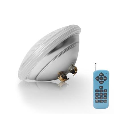 China Waterproof Glass Pure White LED Pool Light 18W 35W Remote Control for sale