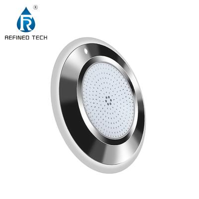 China 35W 18W 316LSS Wall Mounted LED Pool Light RGB Cool White 230MM for sale