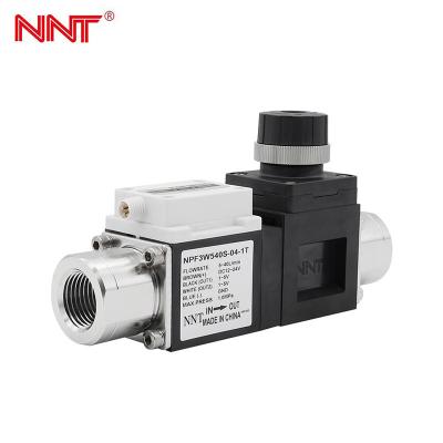 China NNT NPF3W5 Digital Water Flow Sensor with 40% Compact Design for 0.5-250L/min Monitoring and IO-Link Integration for sale