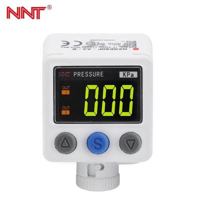 China NNT NISE80/NZSE80 Digital Pressure Switch with ±0.5% F.S. Accuracy, Dual-Color LED Display, and 20 ms Response Time for Industrial Automation for sale