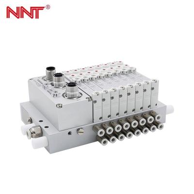 China NNT NVTF IP67 Protected Valve Terminal with Multi-Protocol Integration and Compact High Flow Design for sale