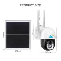 China Weatherproof Solar Powered Long Range Wireless Security Camera 128GB for sale