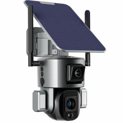 China PIR Motion Detection 20000mAh 4k Solar Security Camera Wireless Solar CCTV Camera for sale