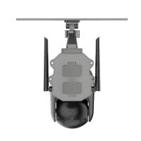 China Intelligence AI Alarm Solar Wifi PTZ Camera 2MP Wireless Solar Security Cameras for sale