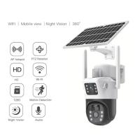 China RoHS Certified  V380 Pro Solar Powered PTZ 4G Camera Solar LTE Camera for sale