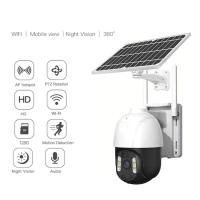 China 2MP V380 Pro PTZ Solar Powered Security Camera 360 Degree Rotable for sale
