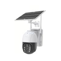 China Outdoor 360 2MP PTZ Solar Camera Wireless Solar Powered 4G Camera 128G for sale