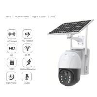 China OEM Solar Powered Security Camera With Two Way Audio  Weather Proof for sale
