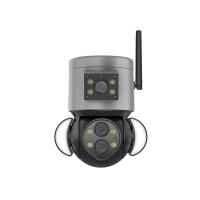 China 10X Zoom Multiple Lens Wifi Security Camera Floodlight 8MP Linkage Alarm for sale