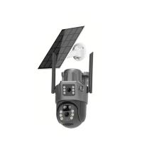 China FCC  1080P Low Power Wifi Solar Camera With Solar Panel Battery Rainproof for sale