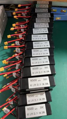 China 6S 8500mAh 30C LiPo Battery Pack 23.1V 196.35Wh for Industrial UAV Drones for sale
