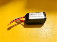 China 22.2V 2000mAh 150C 6S Lithium Polymer LiPo Battery Pack 44.4Wh High Rate Discharge for UAV Drone for sale