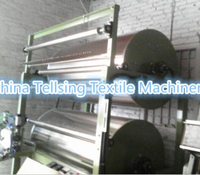 China dual-cylinder ironing machine for pressing and setting elastic webbing ribbon,tape etc. for sale