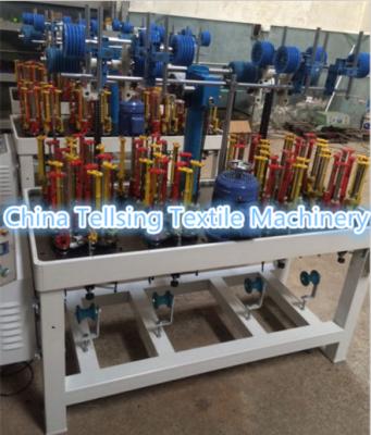 China 4 heads 16 spindle elastic braiding rope machine supplier for cowboy,shoe,leather,garments for sale