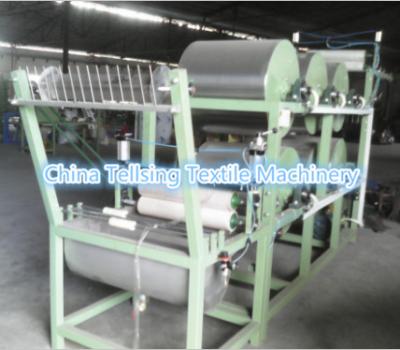 China top quality 6 cylinders  finishing and starching machine for woven ribbon, elastic webbing,belt China factory Tellsing for sale
