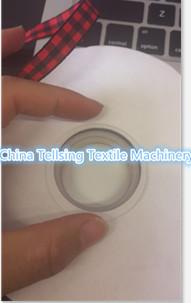 China coiling machine in sales for packing ribbon,webbing,strap,riband,band,belt,elastic tape for sale