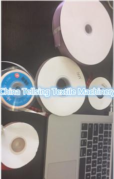China Good quality Tellsing coiling  machine in sales  for ribbon,webbing,tape,stripe,riband,band,belt,elastic tape etc. for sale