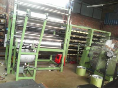 China top quality 2 cylinders finishing and starching machine electric heating  for zipper tape, ribbon lace,webbing sling for sale