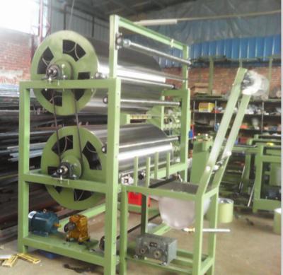 China top quality 2 cylinders finishing and starching machine electric heating  for zipper tape, ribbon lace,webbing sling for sale
