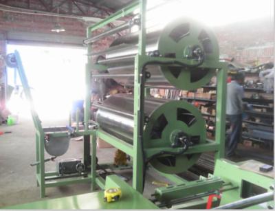 China top quality 2 cylinders finishing and starching machine electric heating  for zipper tape, ribbon lace,webbing sling for sale