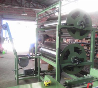 China top quality 2 cylinders finishing and starching machine electric heating  for zipper tape, ribbon lace,webbing sling for sale