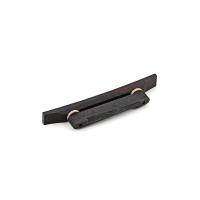 China Rectangular Adjustable Acoustic Guitar Bridge With Metal Nut Saddle Blank for sale