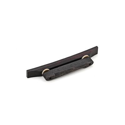 China Rectangular Adjustable Acoustic Guitar Bridge With Metal Nut Saddle Blank for sale