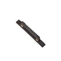 China Rectangular Adjustable Acoustic Guitar Bridge With Metal Nut Saddle Blank for sale