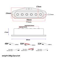 China Vintage Alnico 5 Guitar Bridge Pickup Guitar Bridge Pickup Neck/Middle/Bridge for sale