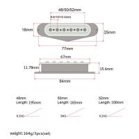 China Set Of Single Coil Pickup Set SSS For Fender Strat Style Guitar Copper Color With Transparent Cover for sale