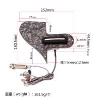 China Mandolin Pickguard Plate single coil mandolin pickup A500k B500k Pot for sale