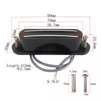 China Standard  Mandolin Electric Pickup With Volume Plate Guard 3 Prewired Banjo Accessories for sale