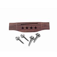 China Ogdni Acoustic Guitar Bridge For Ukulele And Bass Guitar With 4 Pins for sale