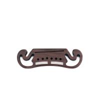 China 10.8MM String Spacing Acoustic Guitar Bridge Blank Rosewood Plate Easy To Install for sale