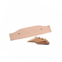 China Professional Maple Wood Acoustic Guitar Bridge Pins And Saddle 6 Pins for sale