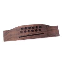 China Durable 12 String Electric Guitar Bridge Rosewood With 72*3mm Slot for sale
