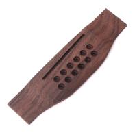 China Durable 12 String Electric Guitar Bridge Rosewood With 72*3mm Slot for sale