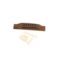 China 6 Pins Acoustic Electric Guitar Bridge 155.7*26*9.2MM Elegant Touch for sale