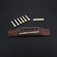 China 6 Pins Acoustic Electric Guitar Bridge 155.7*26*9.2MM Elegant Touch for sale