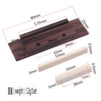 China Long Lasting  Classical Guitar Bridge Saddle And Nut Repair Slotted Replacement for sale