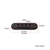 China Rosewood 14MM Spacing 4 String Guitar Bridge Saddle High Durability for sale