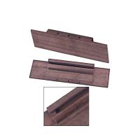 China CIGAR BOX 3 String Guitar Bridge Plate Repair Slotted Rectangle Shape for sale